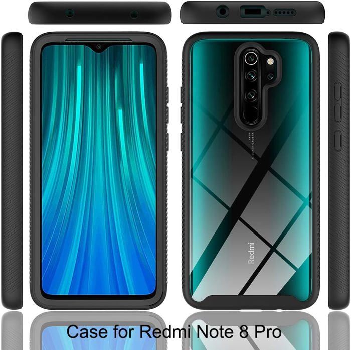 Coque Xiaomi Redmi Note 8 Pro Antichoc avec Protège-écran et Full Body ...