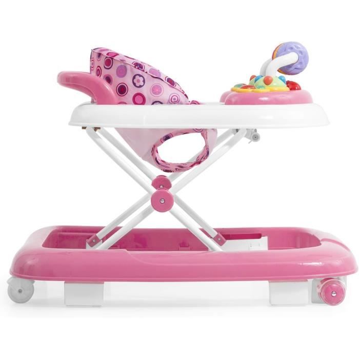 Innovations MS Déambulateur pour bébé Basic Rose 435 – Base anti ...