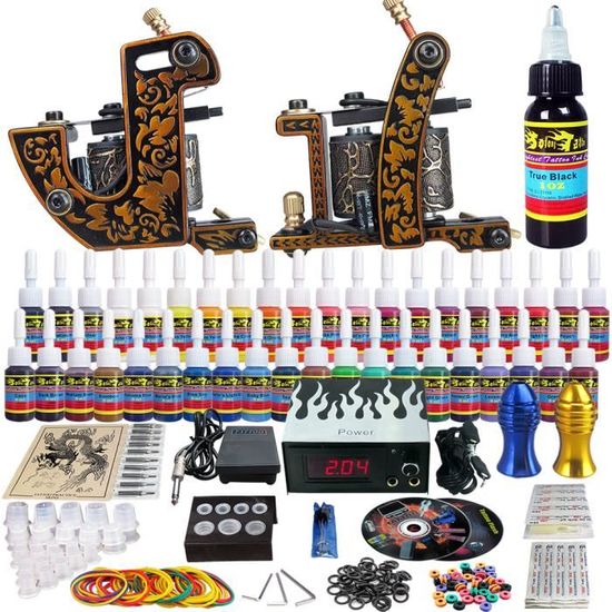 Solong Tattoo TKB10 Kit de Tatouage Complète 2 Machine à Tatouer ...