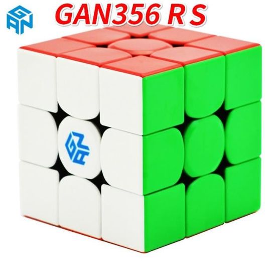 Casse tête,Gan356 R S 3x3x 3-GAN 354M v2 Cube magnétique sans colle ...