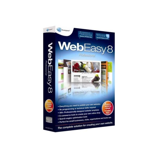 Web Easy Professional - (version 8 ) - ensemble c… - Cdiscount Informatique