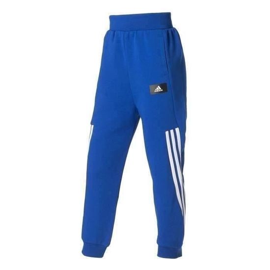 Pantalon de sport junior - ADIDAS - B FI 3S TAP P - Bleu - Coton ...