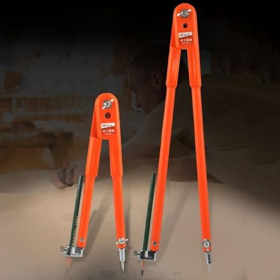 Compas à crayon - QQMORA - Diviseur réglable - Outil de marquage ...