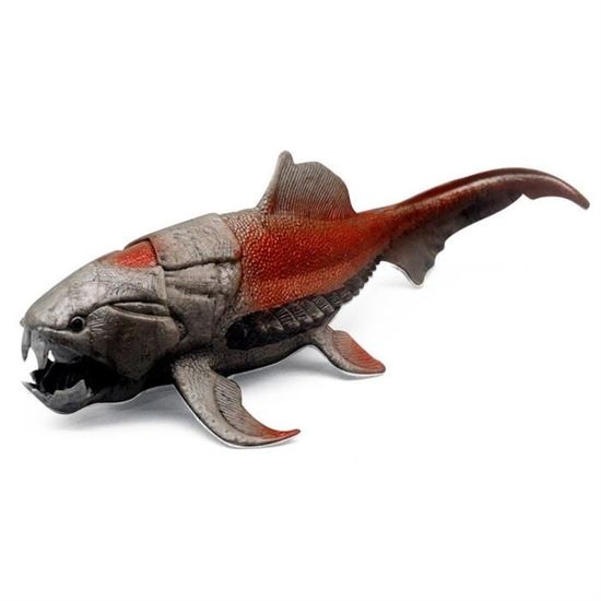 Jouet modèle de poisson dinosaure Dunkleosteus - QQMORA - 20cm - Gris ...