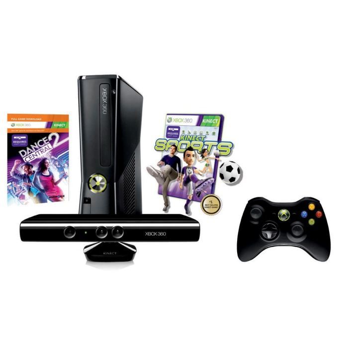 PACK XBOX 360 250GO KINECT DC 2 + KS 1 + KA - Cdiscount Jeux vidéo