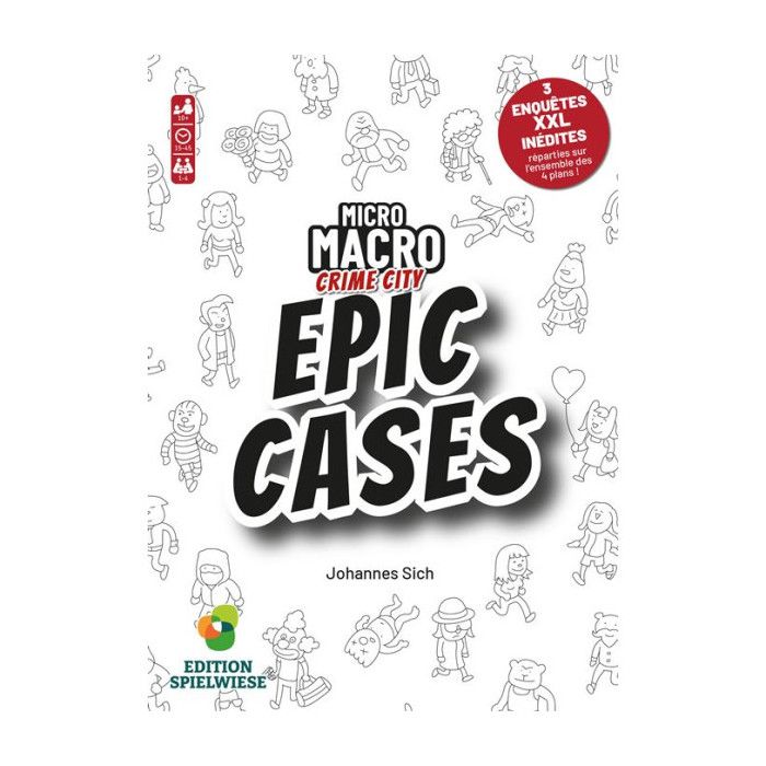 Jeu d'enquête Spielwiese Micro Macro Epic Cases Crime City - Cdiscount Jeux - Jouets