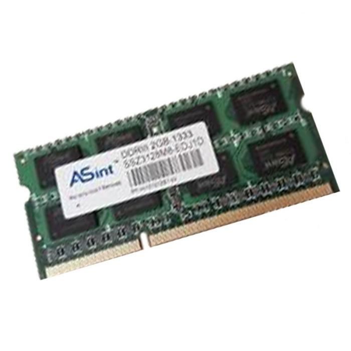 2Go RAM PC Portable SODIMM ASint SSZ3128M8-EDJED DDR3 PC3-10600U ...