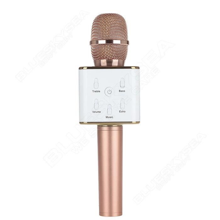 TOSING Q7 microphone sans fil Karaoke rose portable pour iphone7/7p/6 s ...