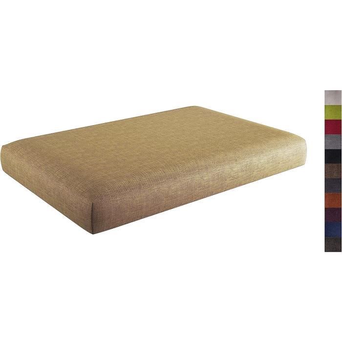 Coussin Assise Pour Canapé Palette Intérieur-Extérieur Siège 120 X 80 X ...