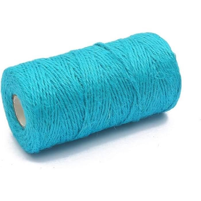 Cqinju-Ficelle De Jardin 100M Natural Buckap Jute Jute Coloré Cordon De ...