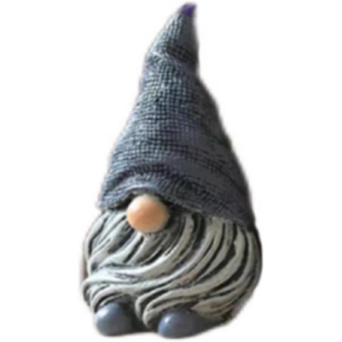 Statuette - Balancier De Jardin Nain - Bleu - Petit Nain en Résine ...