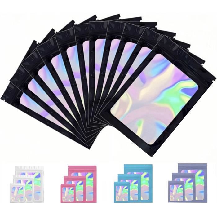 150 Pcs Sachets Refermable Zip Mylar, Sachet Hermétique Aluminium ...