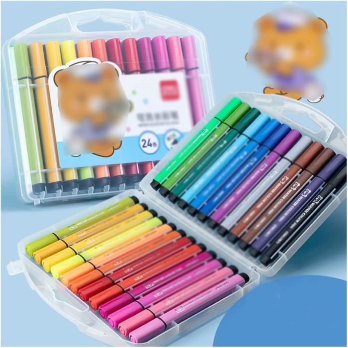 Stylo Couleur Ensemble de Stylos à Colorier à Pointe Feutre Lavable ...