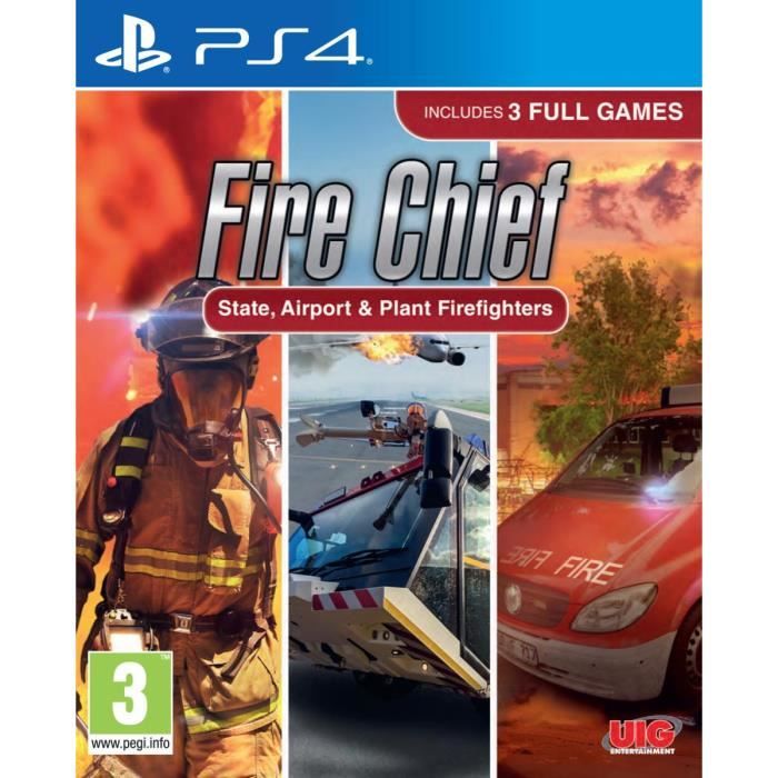 Fire Chief (State, Airport & Plant Firefighters) PS4 - Cdiscount Jeux vidéo