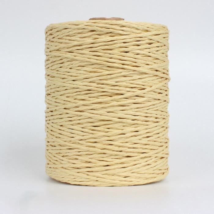 Élastique-cordon,Fil de paille en raphia de 280M, corde naturelle, pour ...