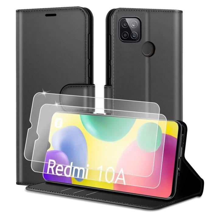 AURSTORE Coque pour XIAOMI Redmi 10A + 2 Verres trempés, Protection ...