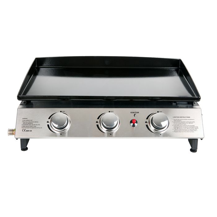 COOKER - Plancha au Gaz II - Acier émaillé laminé à froid - Brûleurs ...