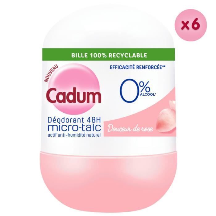 6 Déodorants Micro-talc Douceur de Rose Bille, 50ml - Cdiscount Au ...