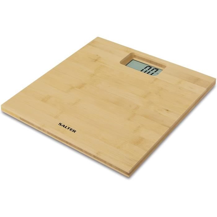 9086Ld Wd3R Pèse Personne Numérique Avec Plateforme En Bambou, Balance ...