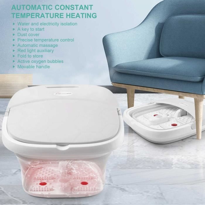 Bain de pieds Masseur de bain de pied pliant pour spa Chauffage ...