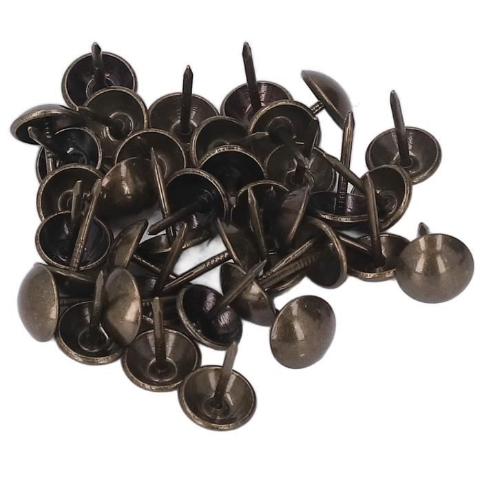 GOTOTOP Clou décoratif pour meuble Lot de 100 clous décoratifs pour ...