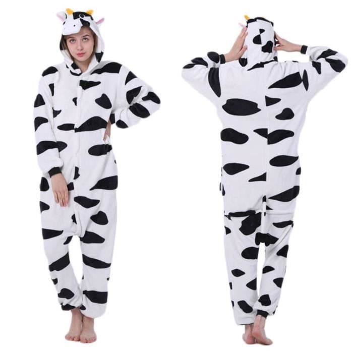 Vaches Onesie Pyjama dessin animé Anime Kigurumis Cosplay combinaison ...
