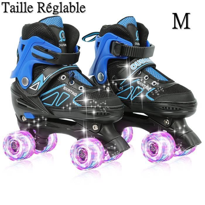 Patins à roulettes pour Enfants - QIFAshma - Taille Réglable - Roue de ...
