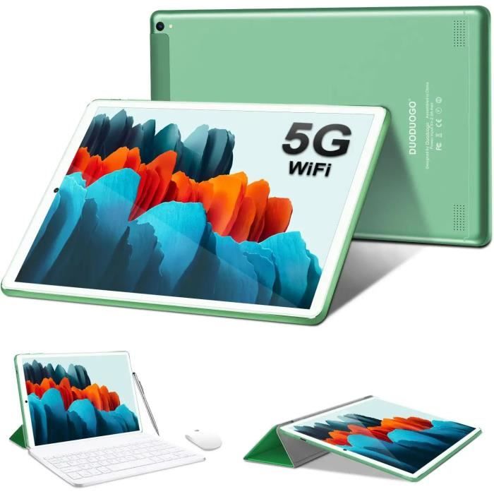 5G WiFi Tablette Tactile 10 Pouces Android 11 Tablet PC 4Go RAM 64Go ...