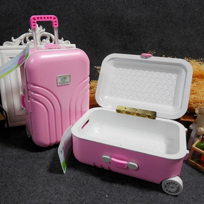 Pwshymi Tirelire Valise Valise Tirelire Mignon Mini Chariot Bagages ...