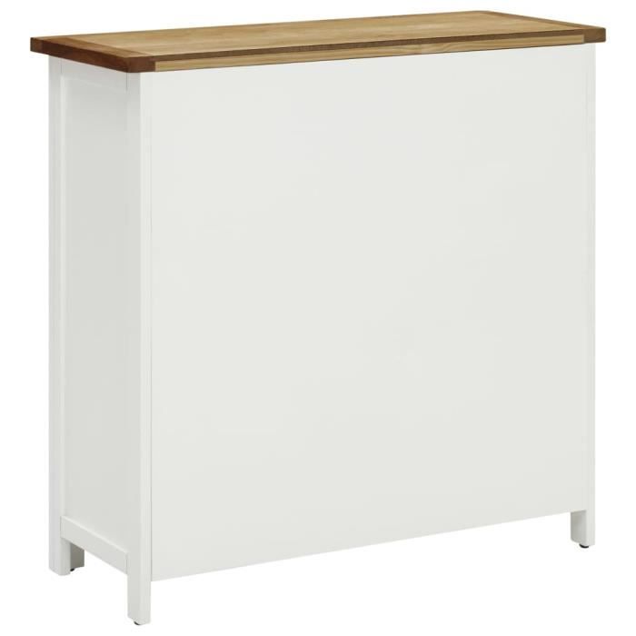 ABB Armoire à vin 80x32x80 cm Bois de chêne massif - Qqmora - AIR71629 ...