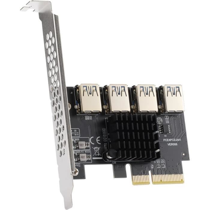Pcie 1 À 4 Ports Pci-Express, Carte De Montage 4X Slots, Carte ...