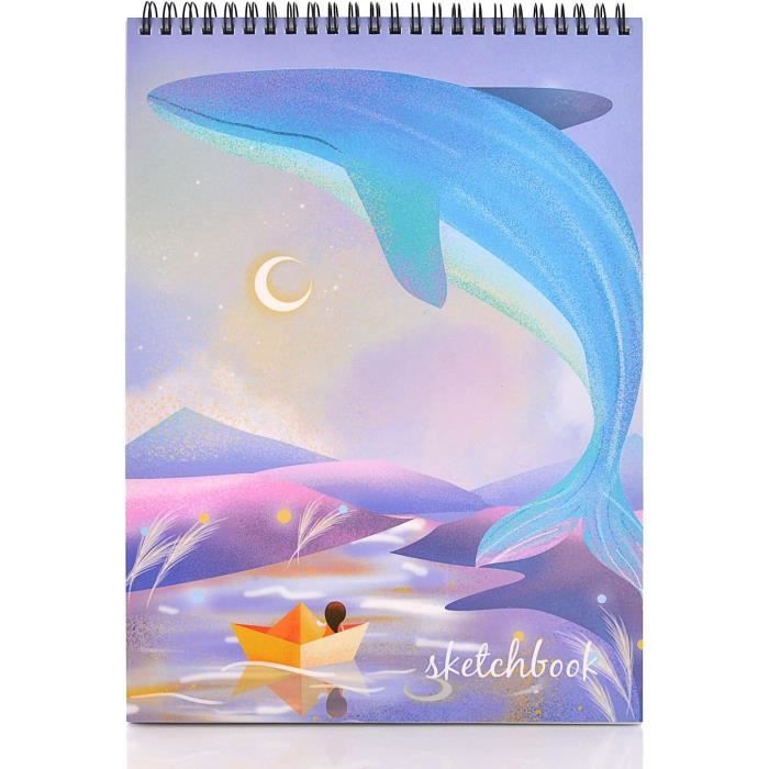 MEMX Carnet de Croquis pour Les Enfants, A4 21x29CM 100 Pages (110 g-m2 ...