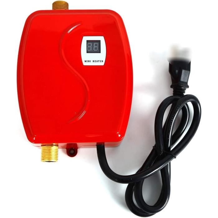 3800W 220V Mini Chauffe-Eau, Chauffe-Eau Instantané Électrique,Système D'Eau Chaude De Douche ...