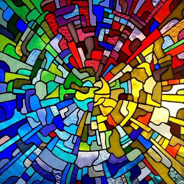 FILM POUR VITRAGE,03-50X50cm--Film vitrail coloré pour fenêtre, taille ...