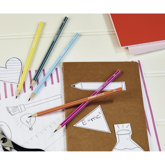 Crayon Graphite Hb - Pencil 160 - Lot De 12 Crayons Graphite Hb Avec ...