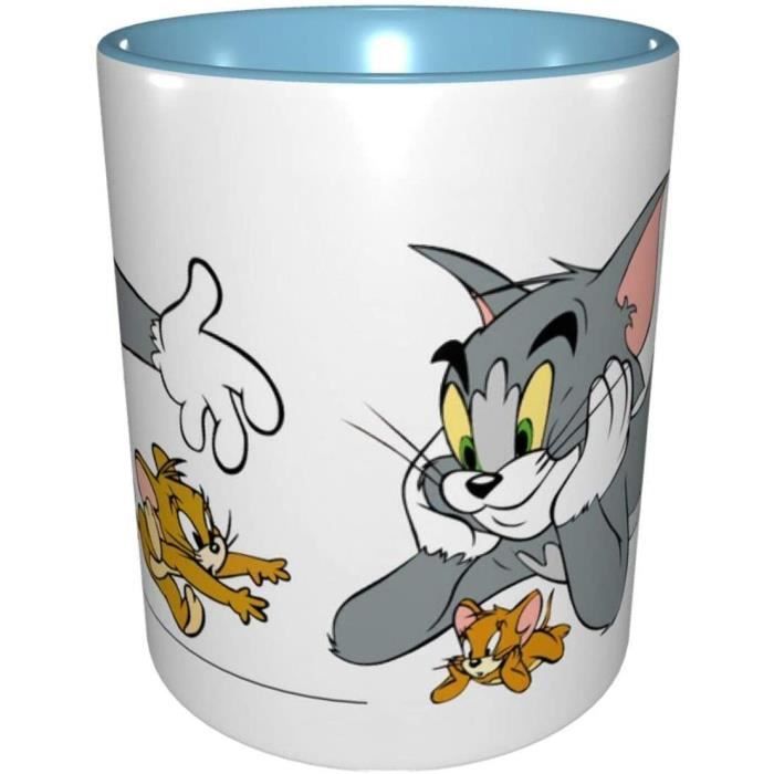 Tasses à café Tom Jerry - Porcelaine - Passe au micro-ondes - 11 oz ...