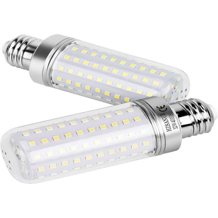 LED Ampoule à Maïs 32W, E27 Edison Vis Ampoules, 4000K Blanc Neutre, 3600LM, 240W Équivalent ...