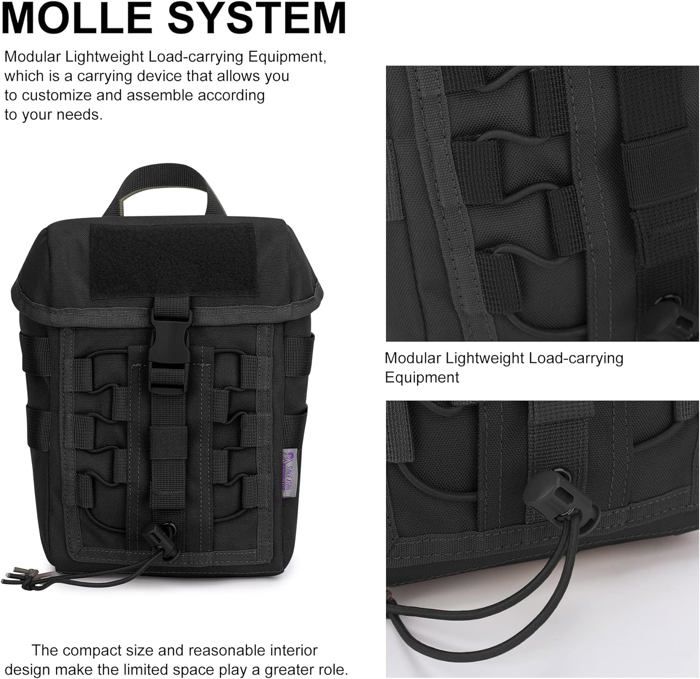 Sacs Banane Tactiques Pour Hommes, Sac Ceinture, Sac Banane, Sac Molle Compact, Sac Pour ...