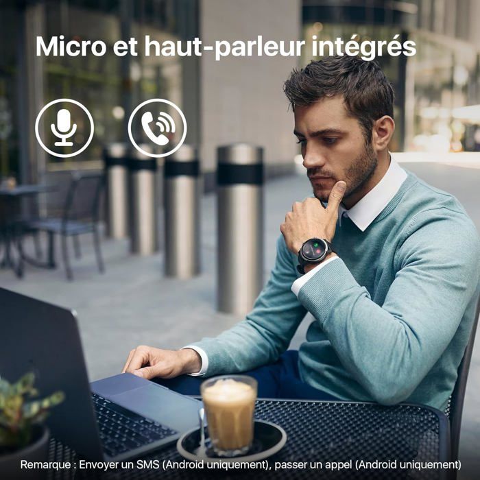 Montre connectée - SVATV - TicWatch E3 - Wear OS by Google - Snapdragon ...