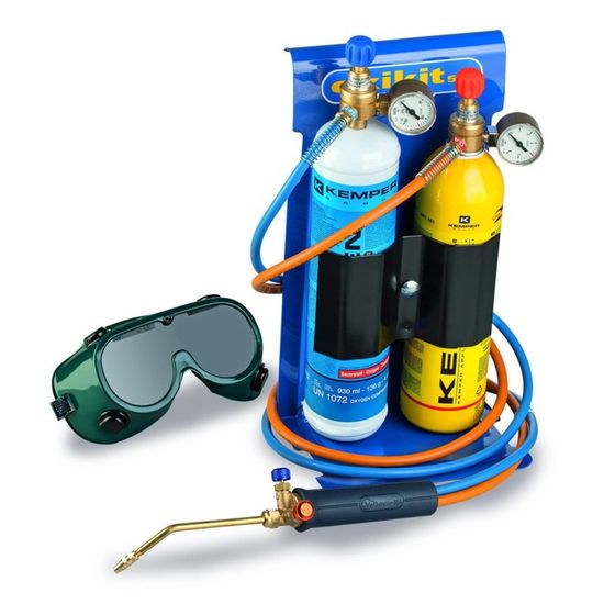 Chalumeau Bi-Gaz Oxygène Propane Pro 3300°C : Kit Complet Soudage ...