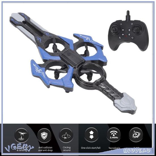 Duokon Avion RC Flying Sword Épée volante RC avion contrôle gestuel ...