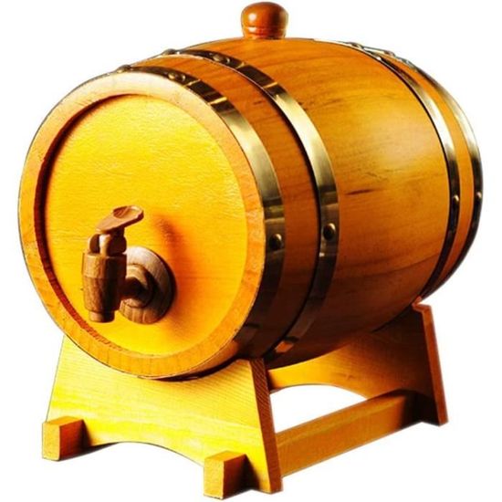 Baril de Whisky en Bois de chêne de 3L, Distributeur de Baril Vintage ...