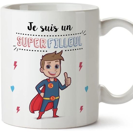 Tasses Pour Filleul - En Français - Cadeau Original Pour Filleul ...