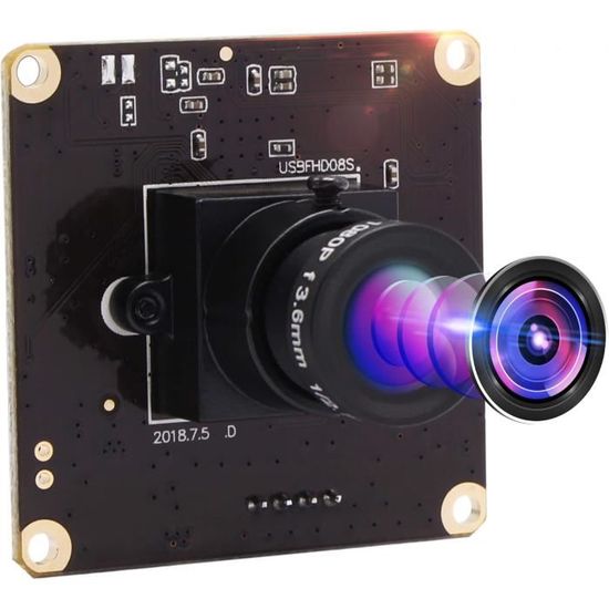Module de caméra - USBFHD08S-L36 - 1080P - 60fps - Webcam - CMOS OV4689 ...