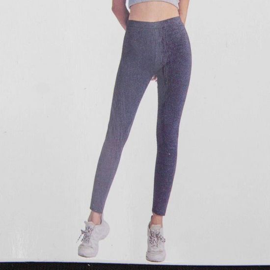 Legging de sport taille haute doublé polaire stretch Femme ELEVEN PARIS Gris clair - Cdiscount ...