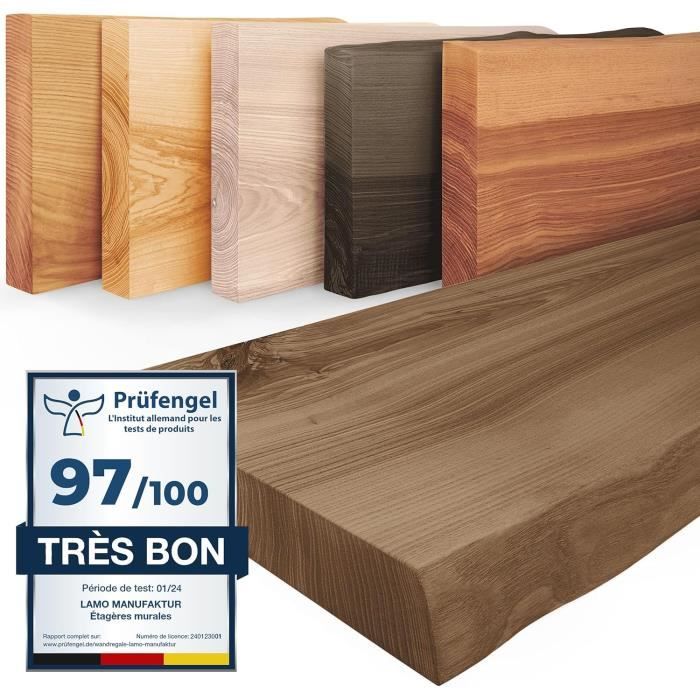 3 Pcs Étagère Murale Acrylique Etagère Murale Noire Tablette Murale Noire Adhésive Etagère ...