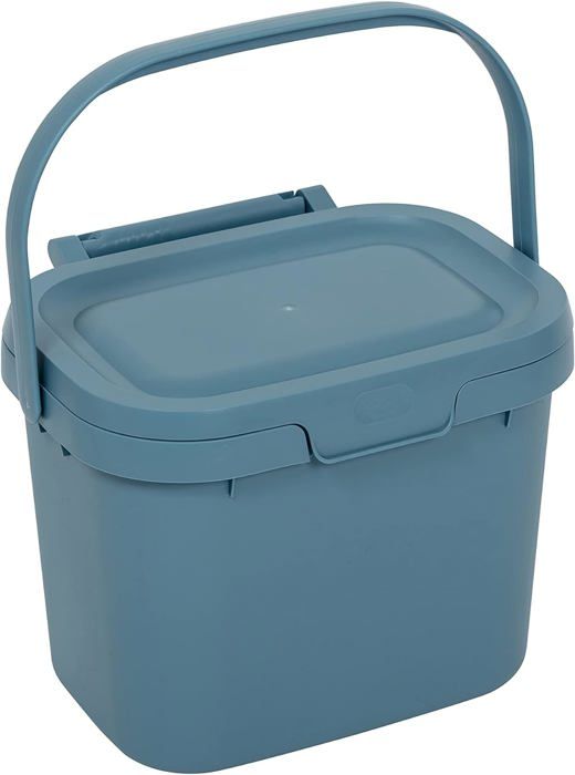 Poubelle À Compost À Usage Quotidien Dans La Cuisine - Bac Bleu Ciel ...