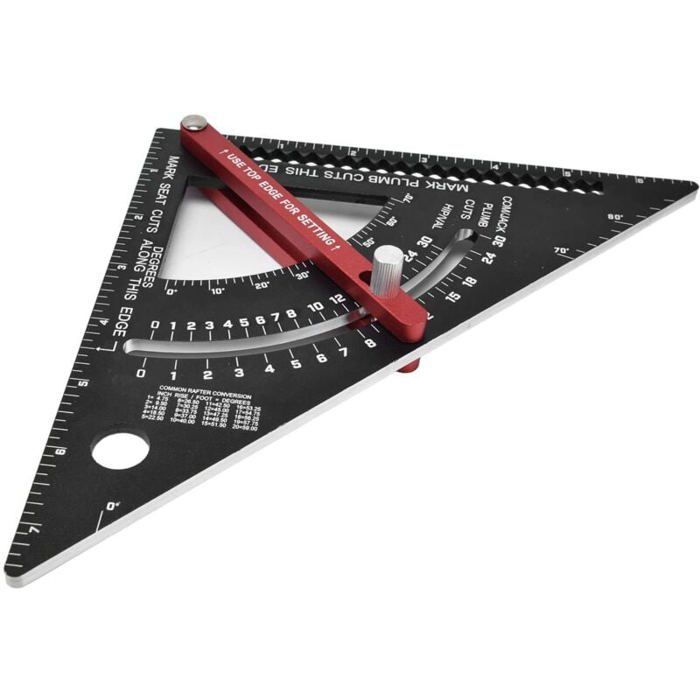 Règle de Triangle réglable, règle de Triangle en Alliage d'aluminium ...