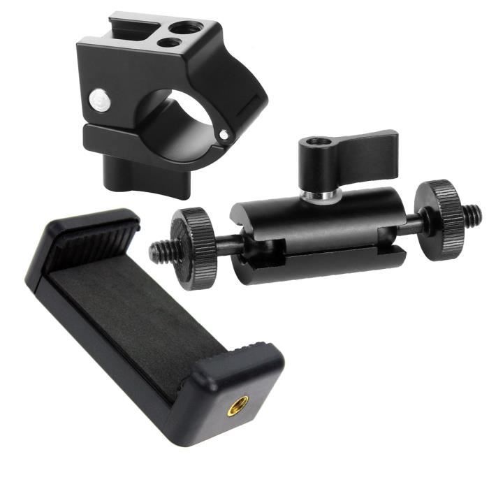 Jeu de pinces 22 mm-Magic Arm – support de montage à double rotule 1-4 ...