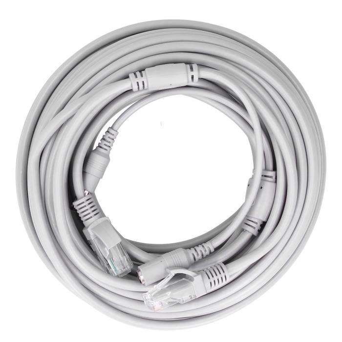 Atyhao Cordon Ethernet Câble Ethernet portable Cordon d'alimentation 2 ...